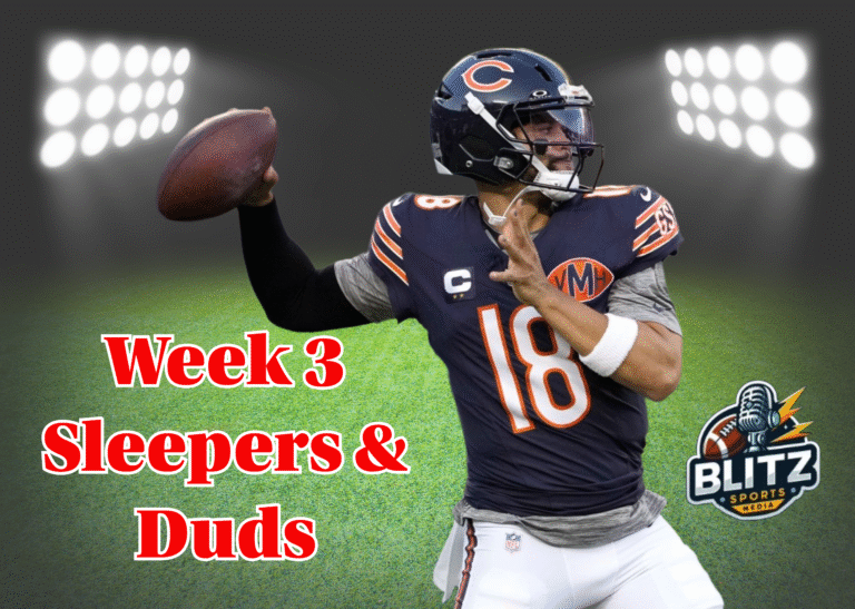 Sleepers & Duds: Williams Leads Week 3 List | Blitz Sports Media