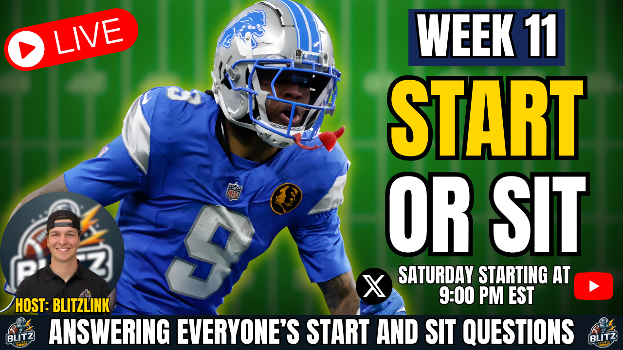 Fantasy Football Start / Sit Advice Week 11: Flacco, Marks, And ...